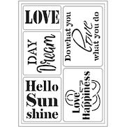 Sticky Stencils | Buddly Crafts