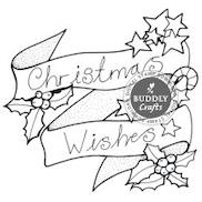 Christmas Digital Stamps | Buddly Crafts