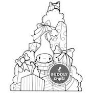 Christmas Digital Stamps | Buddly Crafts