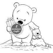 Christmas Digital Stamps | Buddly Crafts