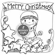 Christmas Digital Stamps | Buddly Crafts