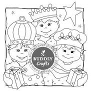 Christmas Digital Stamps | Buddly Crafts