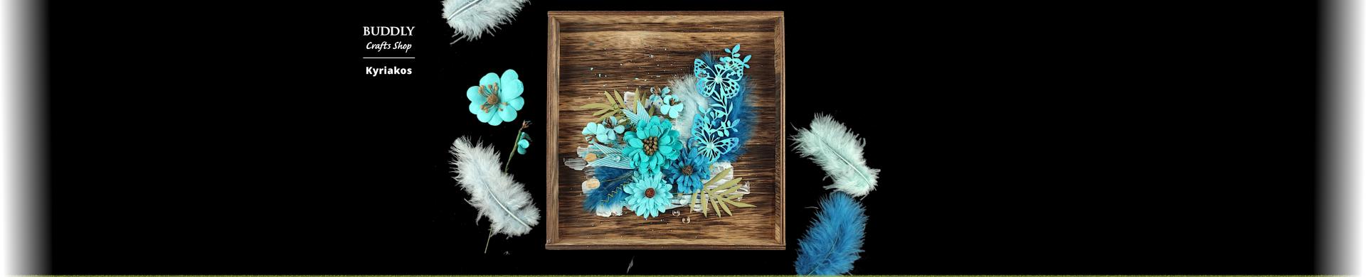 Floral Shadow Box | Buddly Crafts