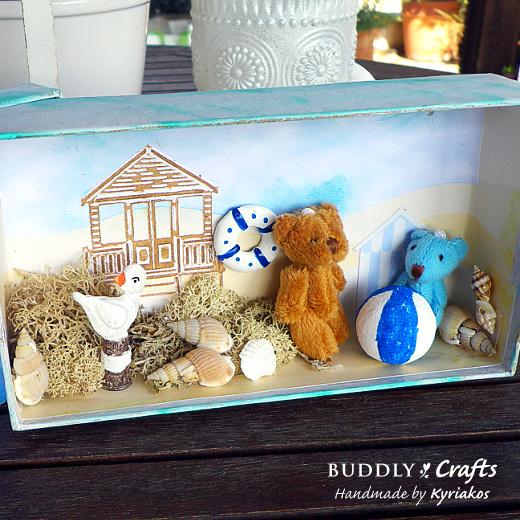 Tiny Teddies Beach Playset to Make | Buddly Crafts