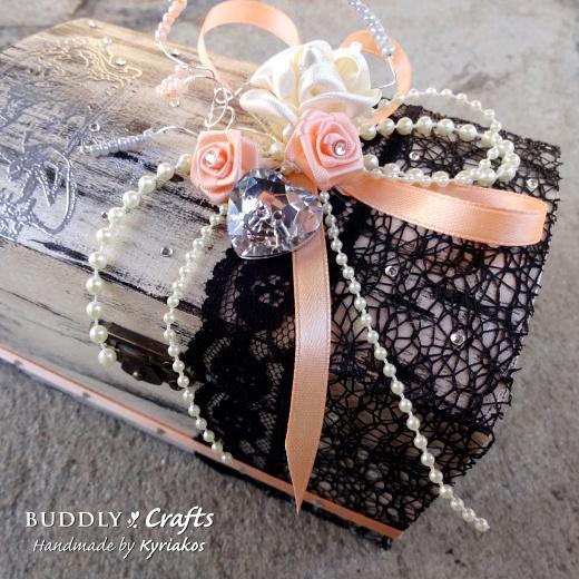 Diamonds & Pearls Decorated Wooden Gift Box | Buddly Crafts