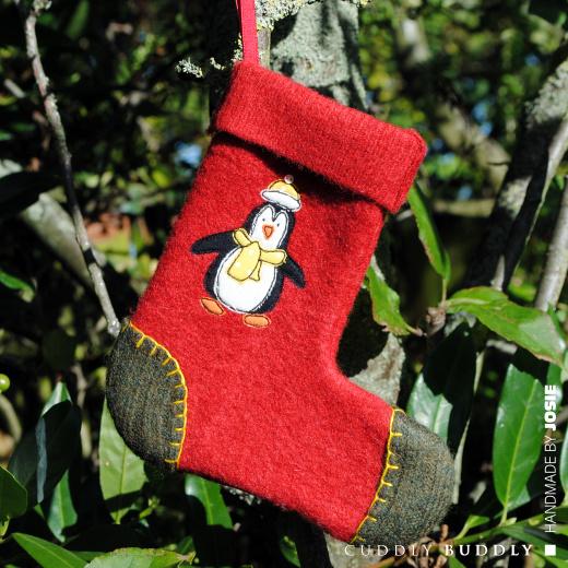 Christmas Penguin Stocking Tutorial | Buddly Crafts