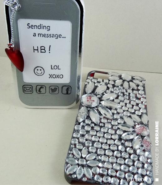 Mobile Phone Gem Case & Card Tutorial | Buddly Crafts