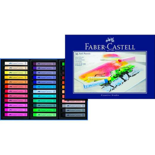 Faber-Castell Soft Pastel Sticks Full Length 36pcs Cardboard Box 128336 ...