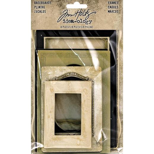 Tim Holtz Idea-ology Baseboard Frames 8pcs Assorted Sizes TH93710 ...