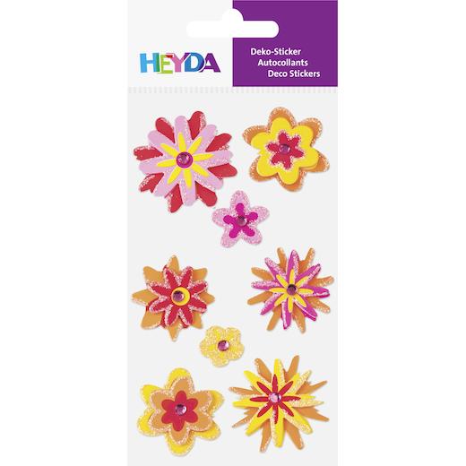 Heyda Layered Stickers - Flowers Mix | Buddly Crafts