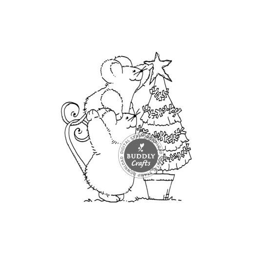 Kim's Digital Stamp - Oh Christmas Tree | Buddly Crafts