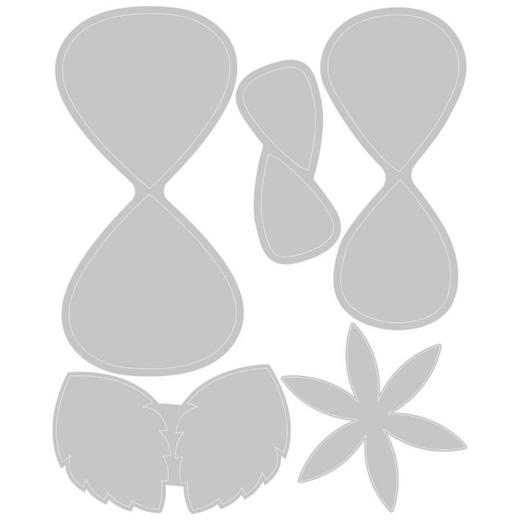 Sizzix Thinlits Die Set 5pcs - Classic Rose 664923 | Buddly Crafts