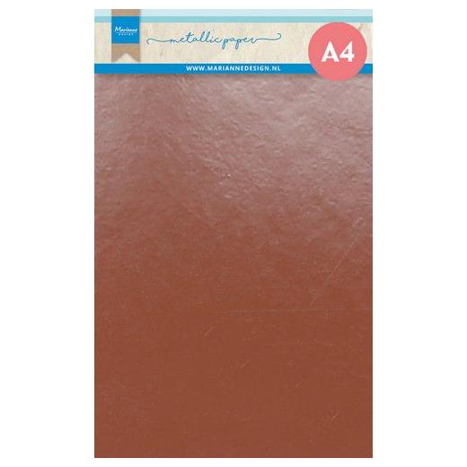 Marianne Design A4 Metallic Paper 5pcs - Copper CA3173 | Buddly Crafts