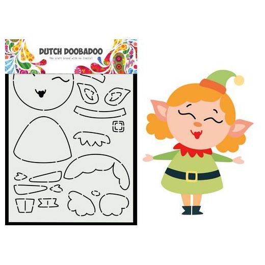 Dutch Doobadoo A5 Build Up Template - Christmas Elf 470.784.181 ...