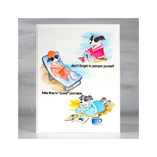 Penny Black Clear Stamps - Paws & Relax 30-832 | Buddly Crafts