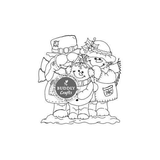 Kim's Digital Stamp - The Snow Family | Buddly Crafts
