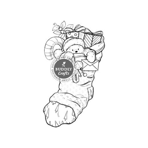 Pachela Studios Digital Stamp - Toby Tumble Christmas Surprise | Buddly ...