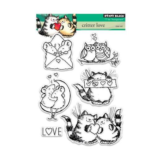Penny Black Clear Stamps - Critter Love 30-331 | Buddly Crafts