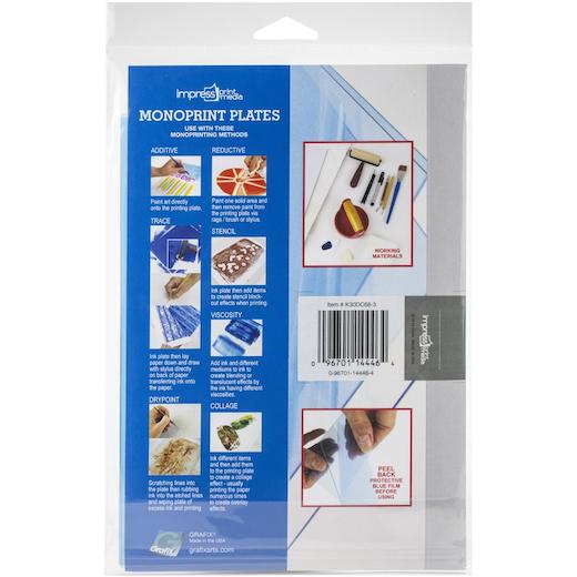 Grafix Impress Monoprint Plates 3pcs - 6"x8" | Buddly Crafts
