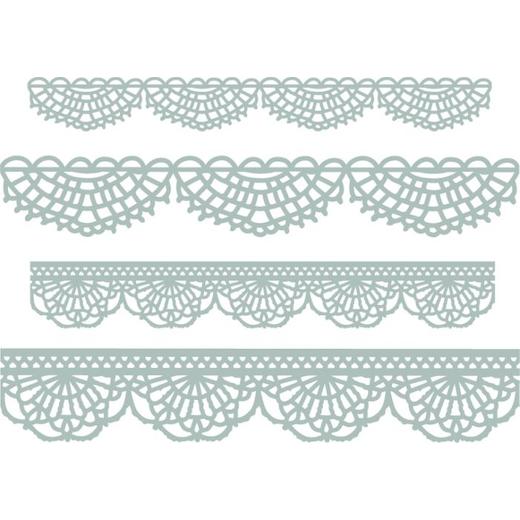 Sizzix Thinlits Cutting Dies Set by Tim Holtz 4pcs - Crochet 664178 | Buddly Crafts