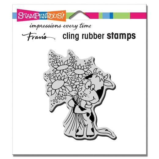 Stampendous Cling Rubber Stamp - Cowlik Bouquet | Buddly Crafts