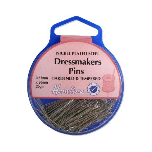 Hemline 26mm Dressmakers Pins H700 | Buddly Crafts
