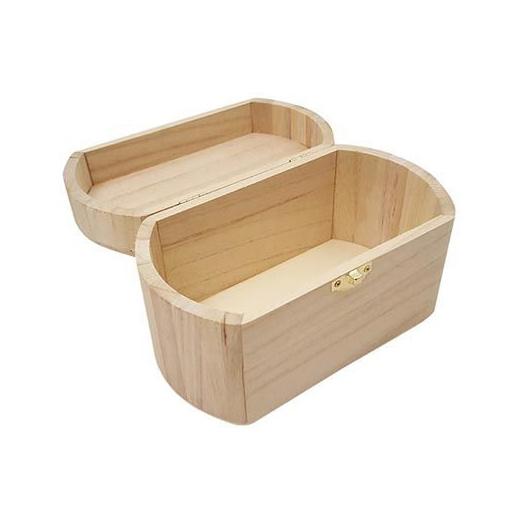 Bare Wood Box - 19cm Oval #8432 | Buddly Crafts