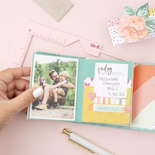 We R Memory Keepers Book Cover Guide Tool - Pink | Buddly Crafts