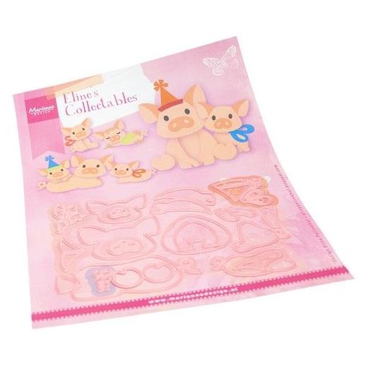 Marianne Design Collectables Cutting Dies - Eline‘s Pig Family COL1545 ...
