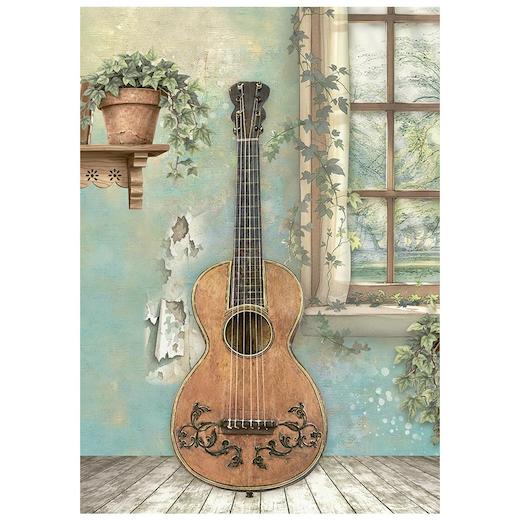 Stamperia A6 Mini Rice Paper 8pcs - Symphony DFSA6X07 | Buddly Crafts
