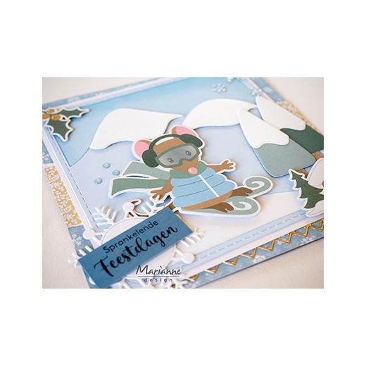 Marianne Design Craftables Cutting Dies - Punch XL Ice Crystals CR1700 ...