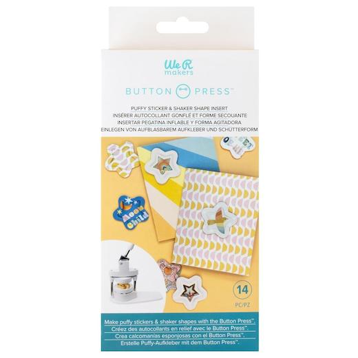 We R Memory Keepers Button Press Puffy Sticker & Shaker Insert - Star ...