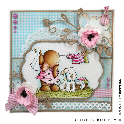 Pachela Studios Digital Stamp - Toby Tumble Wash Day | Buddly Crafts