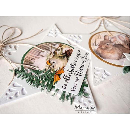 Marianne Design Craftables Cutting Dies - Folded Star CR1676 | Buddly ...