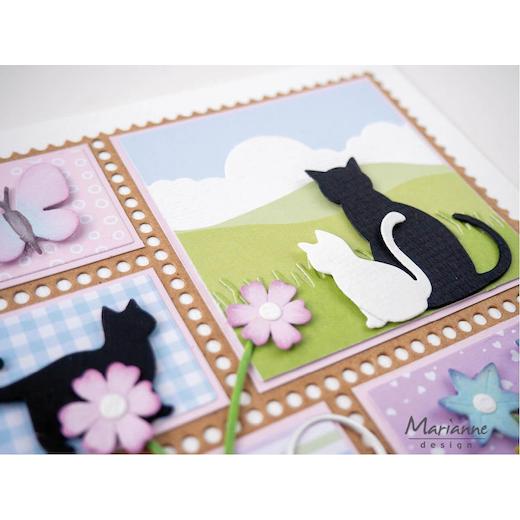 Marianne Design Craftables Cutting Dies - Layout Stamp Square CR1679 ...