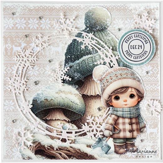 Marianne Design Creatables Cutting Dies - Snowflakes Circle LR0928 ...
