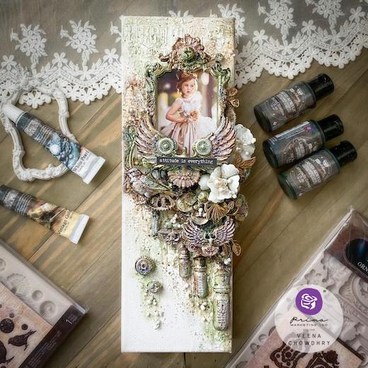 Prima Finnabair 5" x 8" Silicone Mould - Ornate Frames | Buddly Crafts