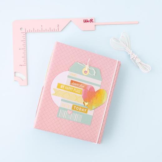 We R Memory Keepers Book Cover Guide Tool - Pink | Buddly Crafts