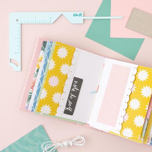 We R Memory Keepers Book Cover Guide Tool - Mint | Buddly Crafts