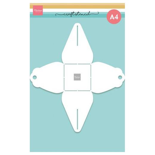 Marianne Design A4 Craft Stencil - Bonbon Box PS8142 | Buddly Crafts