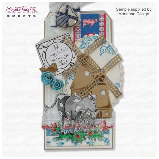 Marianne Design Creatables Cutting Die - Windmill LR0208 | Buddly Crafts