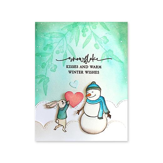Penny Black Clear Stamps - Hug A Snowman 30-887 | Buddly Crafts
