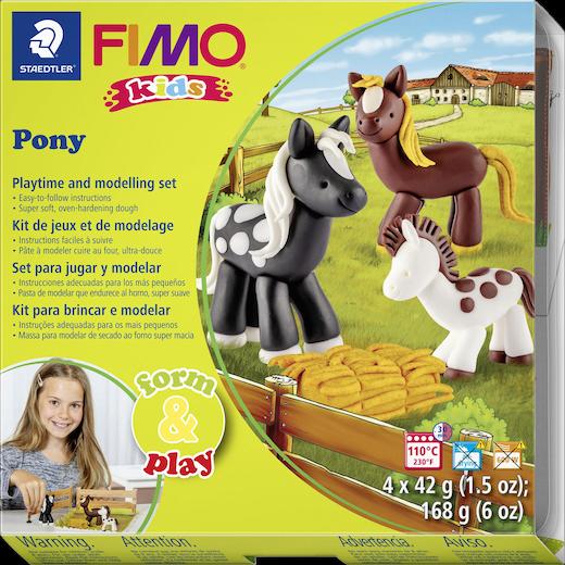 FIMO Kids Form & Play Clay Modelling Set - Ponies | Buddly Crafts