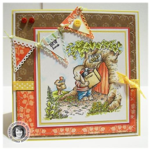 Pachela Studios Digital Stamp - Toby Tumble New Home | Buddly Crafts