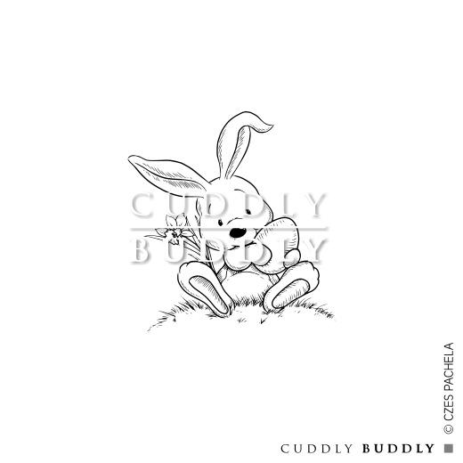 Pachela Studios Digital Stamp - Easter Bunny | Buddly Crafts
