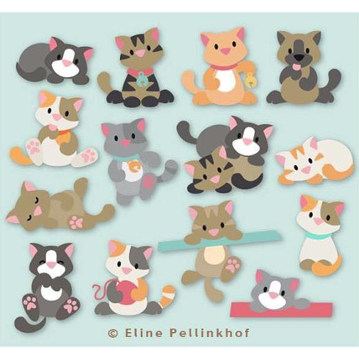 Marianne Design Collectables Cutting Dies - Eline's Kitten COL1454 ...