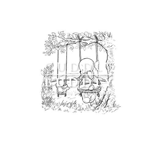 Pachela Studios Digital Stamp - Toby Tumble Friendship | Buddly Crafts