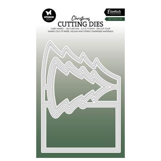 Studio Light Cutting Dies Tree Folding Card Essentials nr.255 SL-ES-CD255 | Buddly Crafts