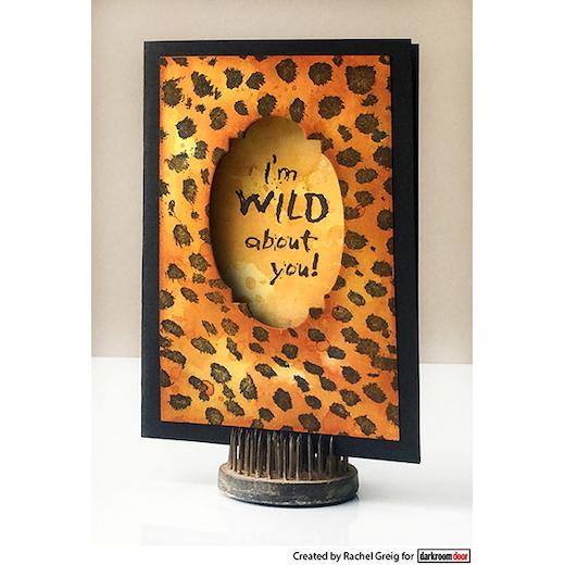 Darkroom Door Background Cling Rubber Stamp - DDBS054 Cheetah | Buddly ...