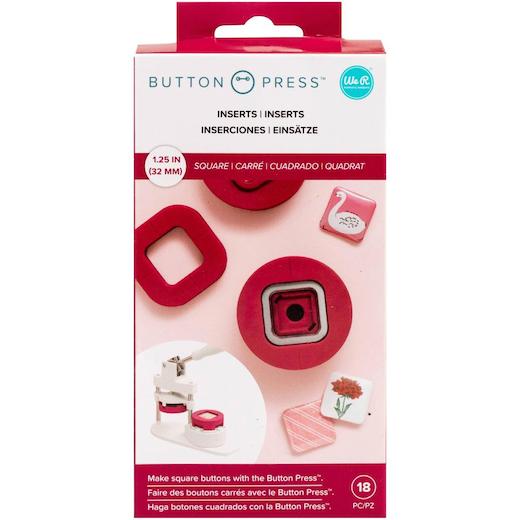 We R Memory Keepers Button Press Inserts - Square (31mm) 661103 ...